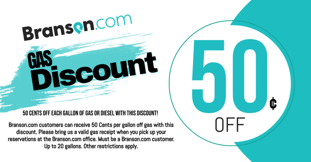 Branson.com Gas Discount / Save on Gas with Branson.com
