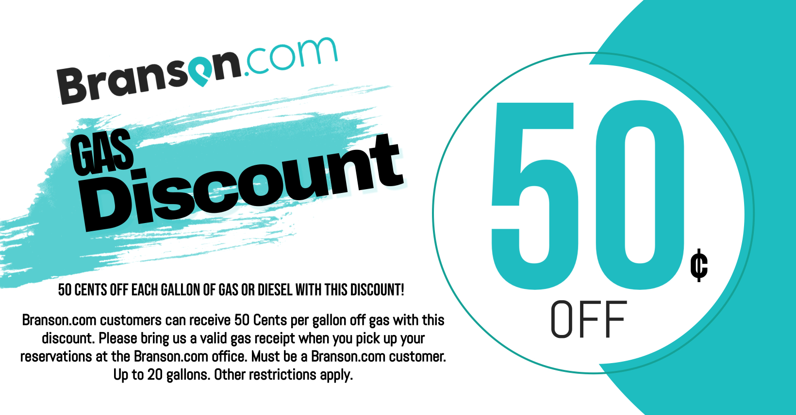 Branson.com Gas Discount / Save on Gas with Branson.com